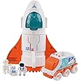 Yosamy Spaceship Toy for Boys, Space Shuttle Toys with Lights&Sound, 3 Astronauts Figure ...