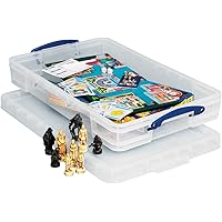 Really Useful Plastic Storage Box 145 Litre Clear : Amazon.co.uk: Home ...