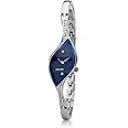 ADAMO Stainless Steel Analog Blue Dial Women's Watch -9710Sm01 : Amazon ...