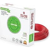 Polycab Optima Plus 6 SQ-MM, 90 Meters PVC Insulated Copper Wire Single Core Flexible House ...