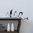 Pinguine Springen fliegend komisch Vinyl Wandaufkleber Dekor Decal ...