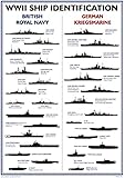 Meishe Art Poster Print UK Navy Battleship UK Warship Royal Naval ...