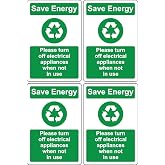 Save energy please turn off electrical appliances when not in use ...