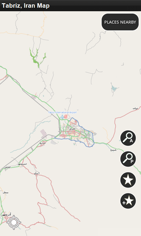 Tabriz, Iran - Offline Map : Amazon.co.uk: Apps & Games