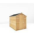 WALTONS 7 x 5 Overlap Windowless Storage Shed | Apex Roof | 7mm Overlap ...