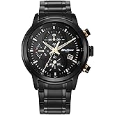 Titan Regalia Black Dial Chronograph Stainless Steel Strap watch for ...