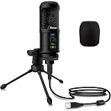 DISDIM PC Microphone, 3.5mm Jack Condenser Recording Microphone with ...