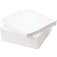 5000 Sheets 1 Ply – Square Napkins White Paper Soft Easy Absorbing ...