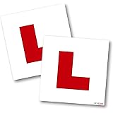 Landing Designs 2 X LEARNER DRIVER L PLATE STICKERS LEGAL CAR DECAL FOR ...