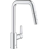 GROHE Get - Kitchen Sink Tap Single-Lever Mixer with Professional Spray ...