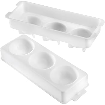 Ice Ball Moulds - Pack of 2 | Silicone Ice Ball Mould, Ice Sphere Mould ...