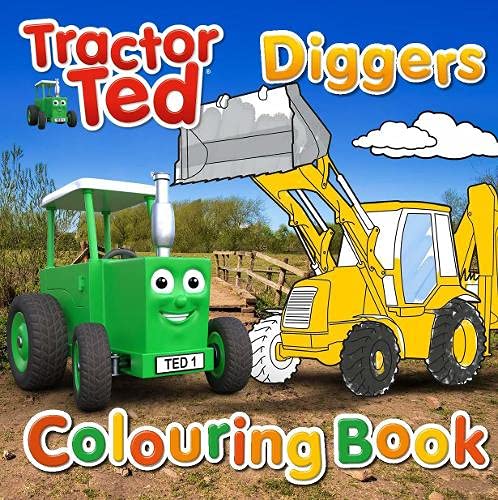 Tractor Ted Colouring Book - Diggers: 2: Amazon.co.uk: heard, alexandra ...