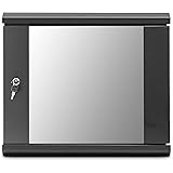 LMS Data Server Rack Data Cabinet - 9U 550mm Deep Wall Mounted 19 Inch ...