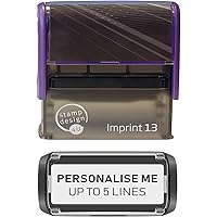 Traxx 9013 58 x 22mm - Premium Personalised Custom Made Self-Inking ...