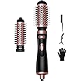 OKWRAP Rotating Hair Dryer Brush, 3-in-1 Hair Dryer Brush, 360° Rotating Hot Air Brush, Hot Air ...
