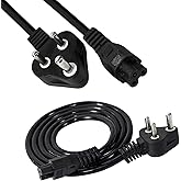Storite 1.5 Meter 2 Pin 90 Degree Power Cord Cable 18AWG for Laptop Adapter/Camera/Printer ...