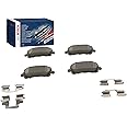 BOSCH Bremsbeläge Satz Bremsklötze Bremssteine Set Hinten mit Feder mit ...