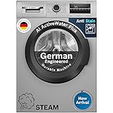 Bosch 8 kg, 5 Star, AI active water+, Anti-Tangle, Steam Anti Bacterial ...