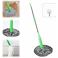 2 In 1 Dehydrated Mop,Self-Wringing Twist Mops for Floor Cleaning,Floor ...