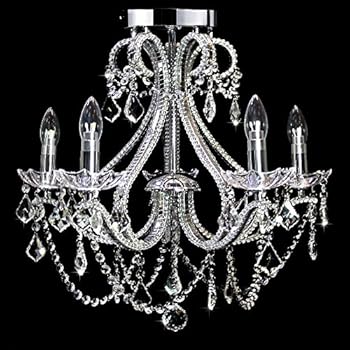 Traditional Cream Ornate Vintage Style Shabby Chic 5 Way Ceiling Light ...