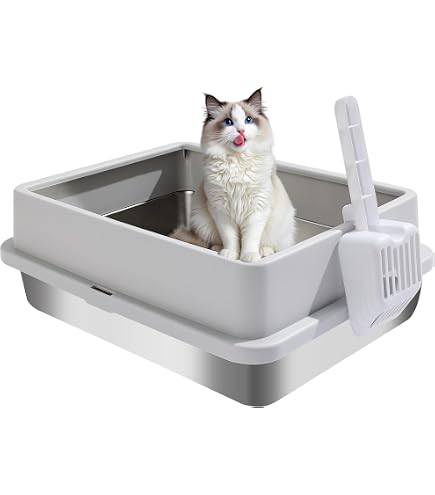 Cat Litter Pan Van Ness Small - 12-Pack Assorted Colors, Easy-Entry Box ...