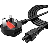 ABC Products® C5 Cloverleaf Mickey Mouse Power Supply Adapter Cord Mains Cable Lead UK Plug for ...