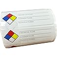 Common Chemical Identifier Labels 1" x 3" Self-Laminating NFPA Stickers ...