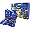 Goodyear 94 Pc Socket Set Professional Tool Kit Metric Ratchet Set ...
