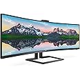 Philips Monitor Curvo 49", 499P9H, Gaming Superwide 32:9, risoluzione ...
