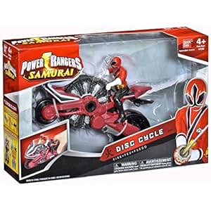 Power Rangers Samurai Disc Cycle and Figure (Red): Amazon.co.uk: Toys ...