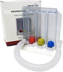 Wonder Care - 3 Balls Incentive Spirometer | Deep Breathing Lung ...