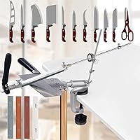 Aiguiseur Couteaux Manuel Professionnel, RUIXIN PRO RX-008 Affûteur de Couteaux à Angle Fixe ...