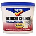 Polycell Textured Ceiling Matt Rippled Finish 5L : Amazon.co.uk: DIY ...