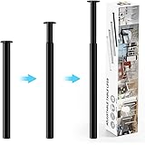 Dihl Single 1100mm Black Adjustable Kitchen Worktop, Unit, Breakfast ...