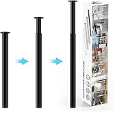 Dihl Single 1100mm Black Adjustable Kitchen Worktop, Unit, Breakfast ...