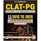 CLAT-PG PYQ Book 2026 | 11 YEARS Previous Year Solved Papers (2015 ...