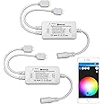 GIDEALED 2 Pack Smart ZigBee 3.0 LED Controller 2-Output for 4 Pin RGB ...