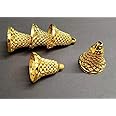 Buy Little Blooms Golden Plastic Hanging Bells for Home Decoration ...