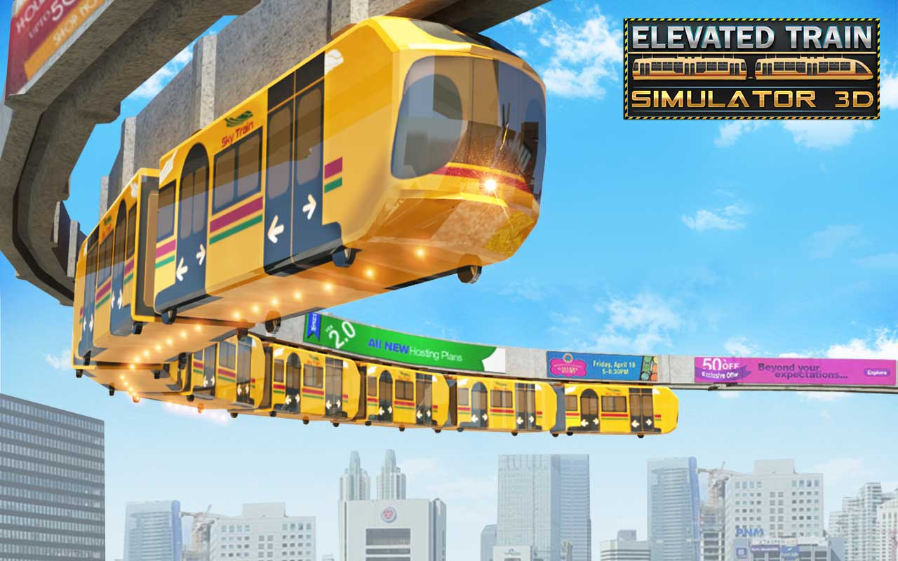 Elevated Train Driving Simulator 2018: Sky Tram Driver Games FREE ...