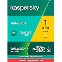 Kaspersky | Anti-Virus | 1 Device | 2 Years | Email Delivery in 1 Hour ...