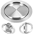 Fayrimi Stainless Steel Garbage Flap Lid Trash Bin Cover Flush Built-in ...
