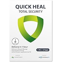 Quick Heal | Antivirus Pro – Renewal Pack | 1 user | 3 Years | Email ...