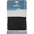 1/6 inch Black Elastic Cord, 4MM Flat Elastic Band, Stretch Thin ...