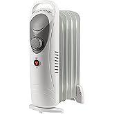 EPISENT 9 Fin Oil Heater – Portable Electric Radiator with Adjustable ...