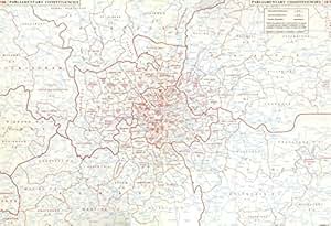 GREATER LONDON: Parliamentary Constituencies. Home counties.On 2 sheets ...