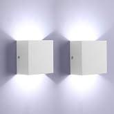 Lightess Up and Down Wall Lights Indoor Modern 6 LED Multi Color Wall ...