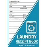 Laundry Receipt Book: Laundry Service Receipt Forms | 50 Receipts ...