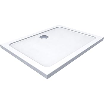 120x80 Duschtasse Duschwanne Extra flach 50 mm Rechteck Weiß: Amazon.de ...