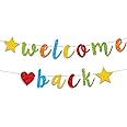 bng-bng Welcome Back Bunting Banner Colorful Back to School Welcome ...