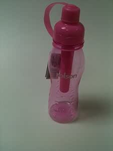 600ml Water Bottle with ice core - PINK: Amazon.co.uk: Kitchen & Home